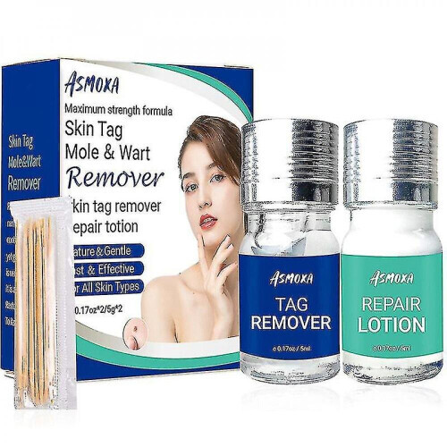 Mole Corrector Skin Tag Remover And Repair Lotion Set, Remove Moles And ...
