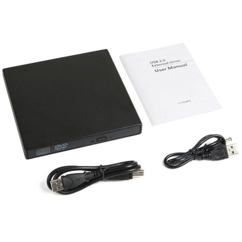 USB External DVD CD RW Disc Burner Combo Drive Reader for Windows 98/8 ...