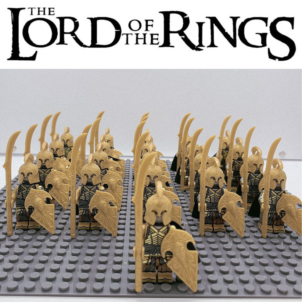 (21PCS Nordo Pike Elf Warrior) 21PCS Lord Of The Rings Minifigures Fit ...