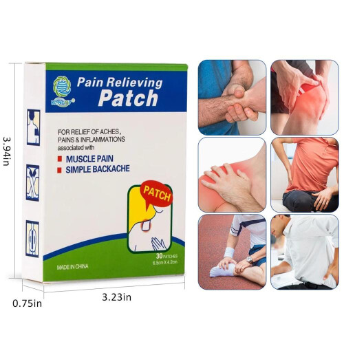 KONGDY 30 Pieces/ Box Pain Patch Menthol Flavor Self Adhesive Plaster Pain Relief Patch on OnBuy