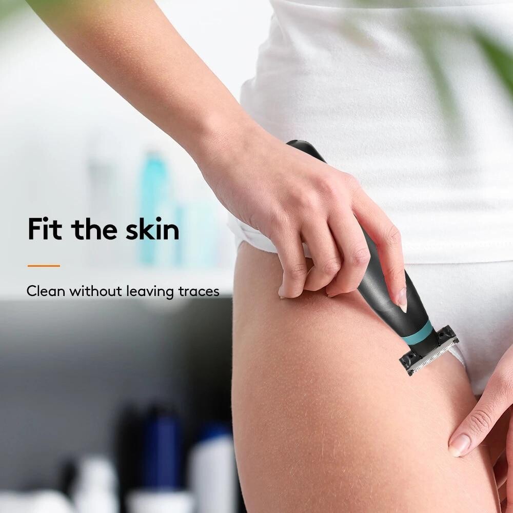 Shaver for Groin Pubic Hair Intimate Haircut Lady Sensitive Areas Razor Bikini Line Sex Places ...