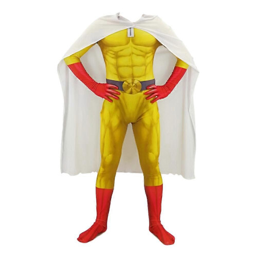 (ONE PUNCH-MAN, Adult-XXl(180-190cm)) ONE PUNCH-MAN Costume Speed Sonic ...