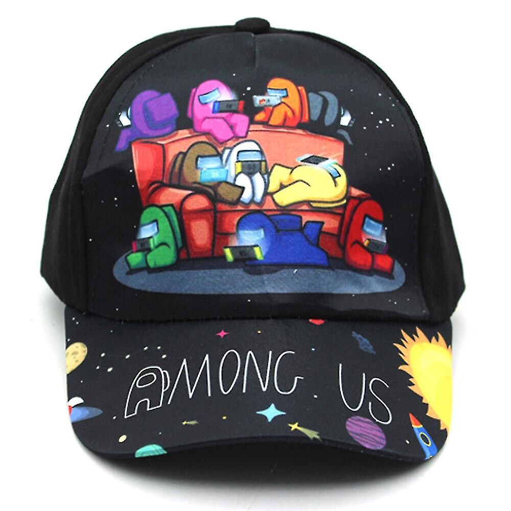 (E Pattern) Among Us Impostor And Crewmate Baseball Cap Kids Boy Girl ...