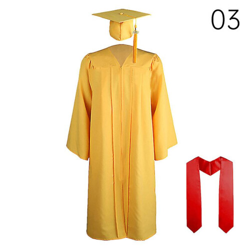 (39, 3) 1 Set Graduation Uniform Set High School College Bachelor Hat ...