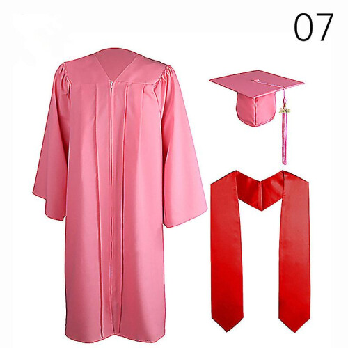 (60, 7) 1 Set Graduation Uniform Set High School College Bachelor Hat ...