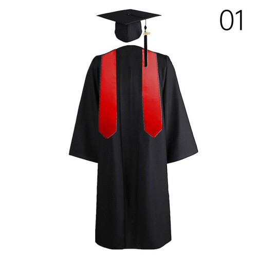 (63, 1) 1 Set Graduation Uniform Set High School College Bachelor Hat ...