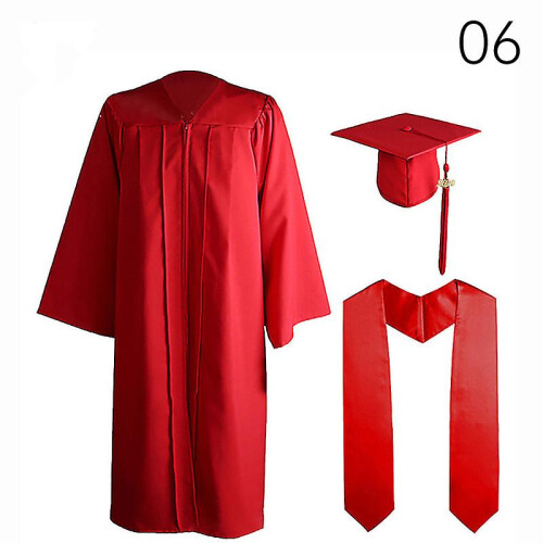 (63, 6) 1 Set Graduation Uniform Set High School College Bachelor Hat ...