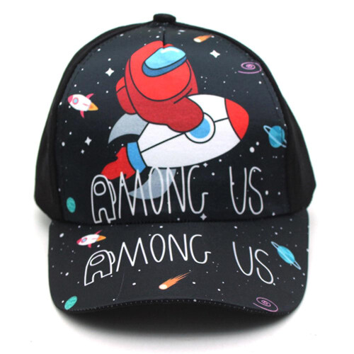 (A Pattern) Among Us Impostor And Crewmate Baseball Cap Kids Boy Girl ...