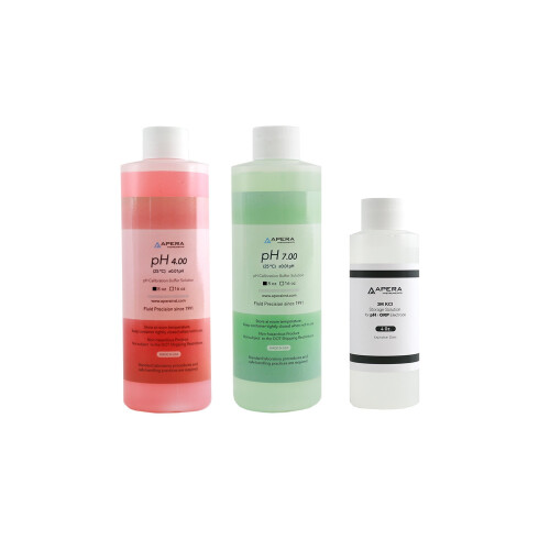Apera Instruments AI1108 pH Calibration Buffer Solution Kit for pHORP ...
