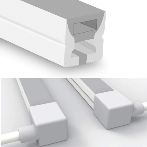 BIRRAY 5M165ft Silicone LED Channel System for 6mm DIY LED Neon Rope ...