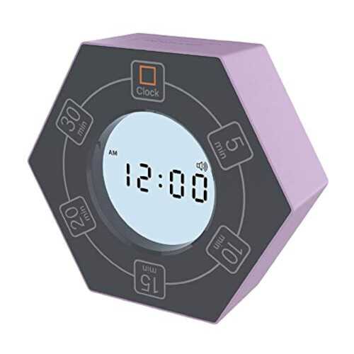 Home Office Timer with Clock 5 10 15 20 30 Minute Preset Countdown ...