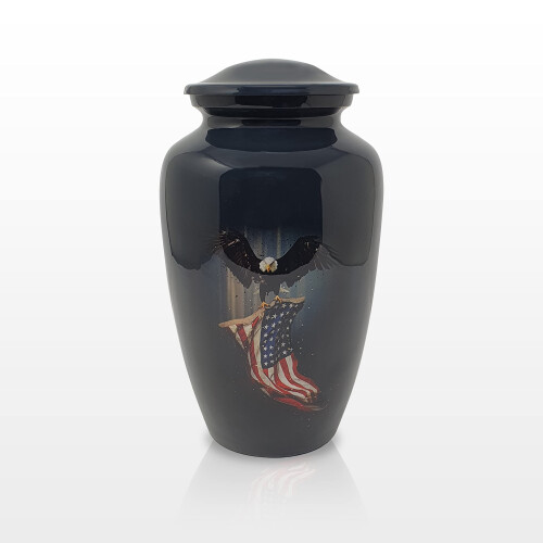 Precious Handicraft Urn Cremation Urn US Flag Urns for human ashes ...