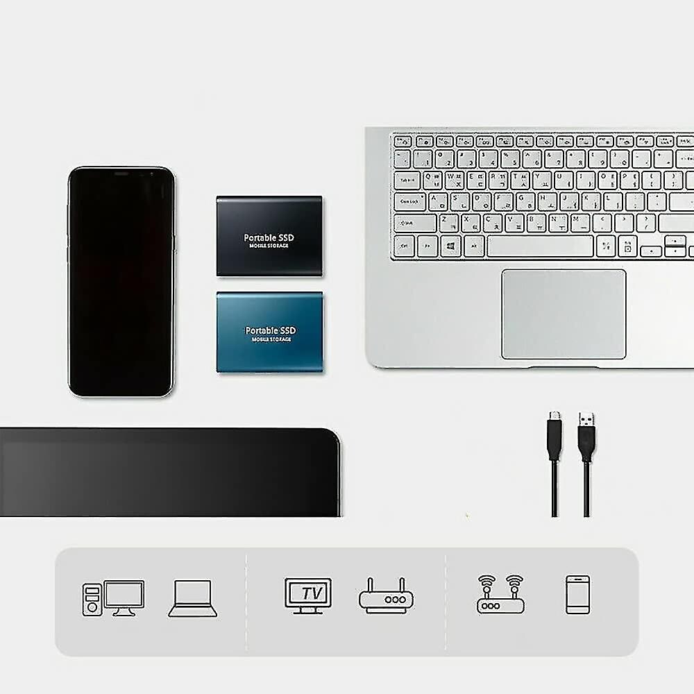 (Red, 128TB) Mobile Hard Drive Ssd Solid State M2 High-speed Usb3.0 2tb ...