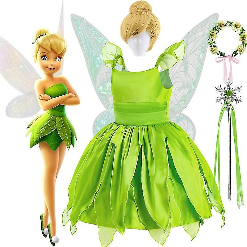 (Tinkerbell sets 10, 9-10Y Tag-150) Halloween Tinkerbell Costume For ...