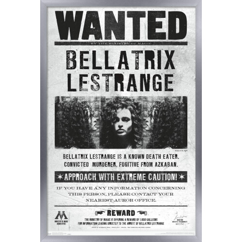 Trends International The Wizarding World Harry Potter Bellatrix Wanted Poster Wall Poster 22375 ...