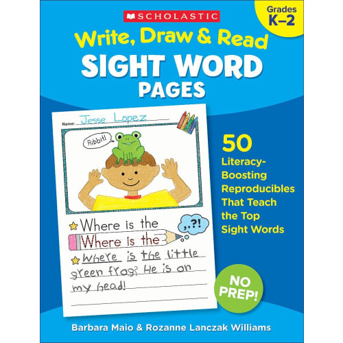 Write Draw Read Sight Word Pages 50 LiteracyBoosting Reproducibles That ...