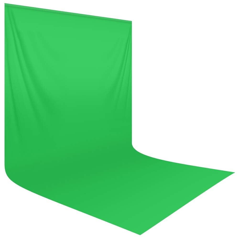 HEMMOTOP Green Screen Backdrop 10 x 20 ft Chromakey Greenscreen ...