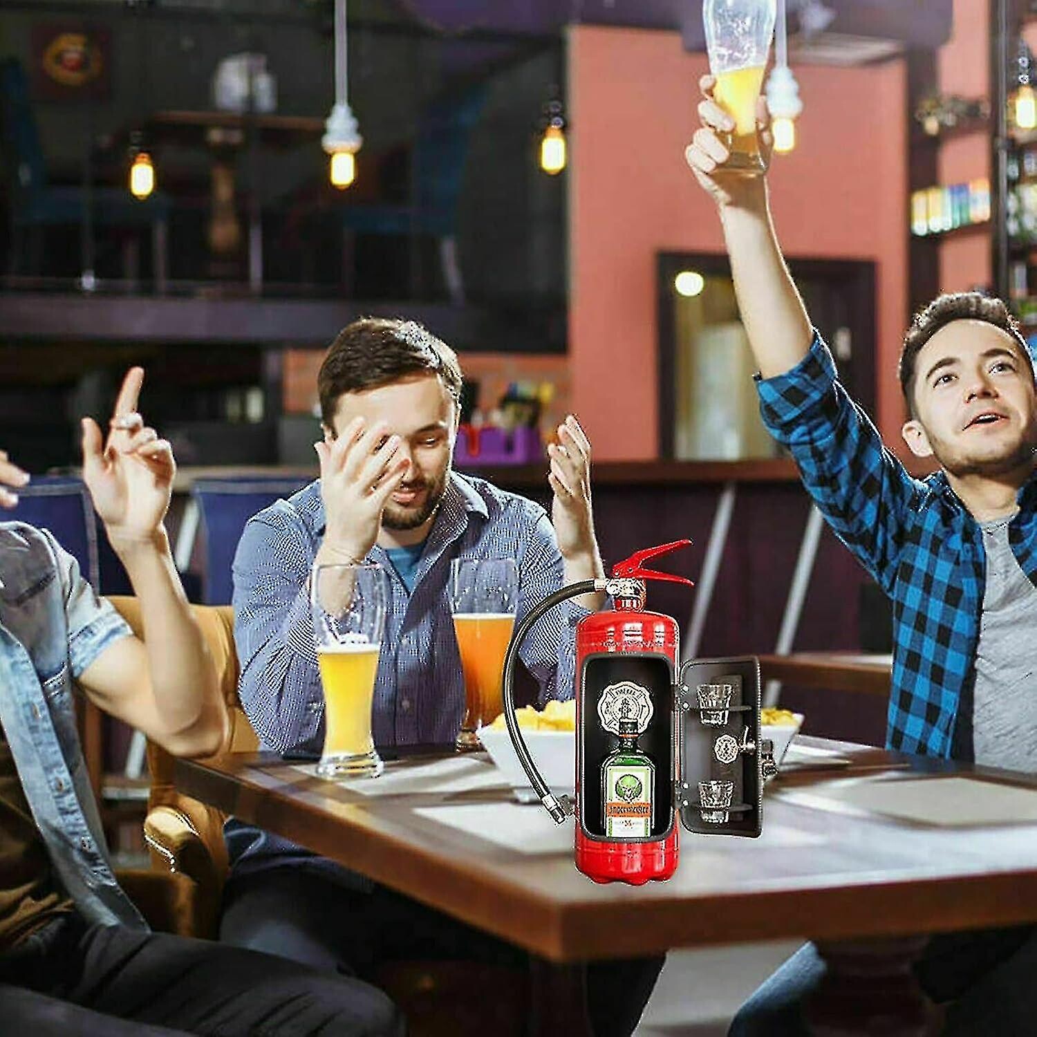 Fire Extinguisher Mini Bar For Fireman Handmade Bar, Fire Extinguisher ...