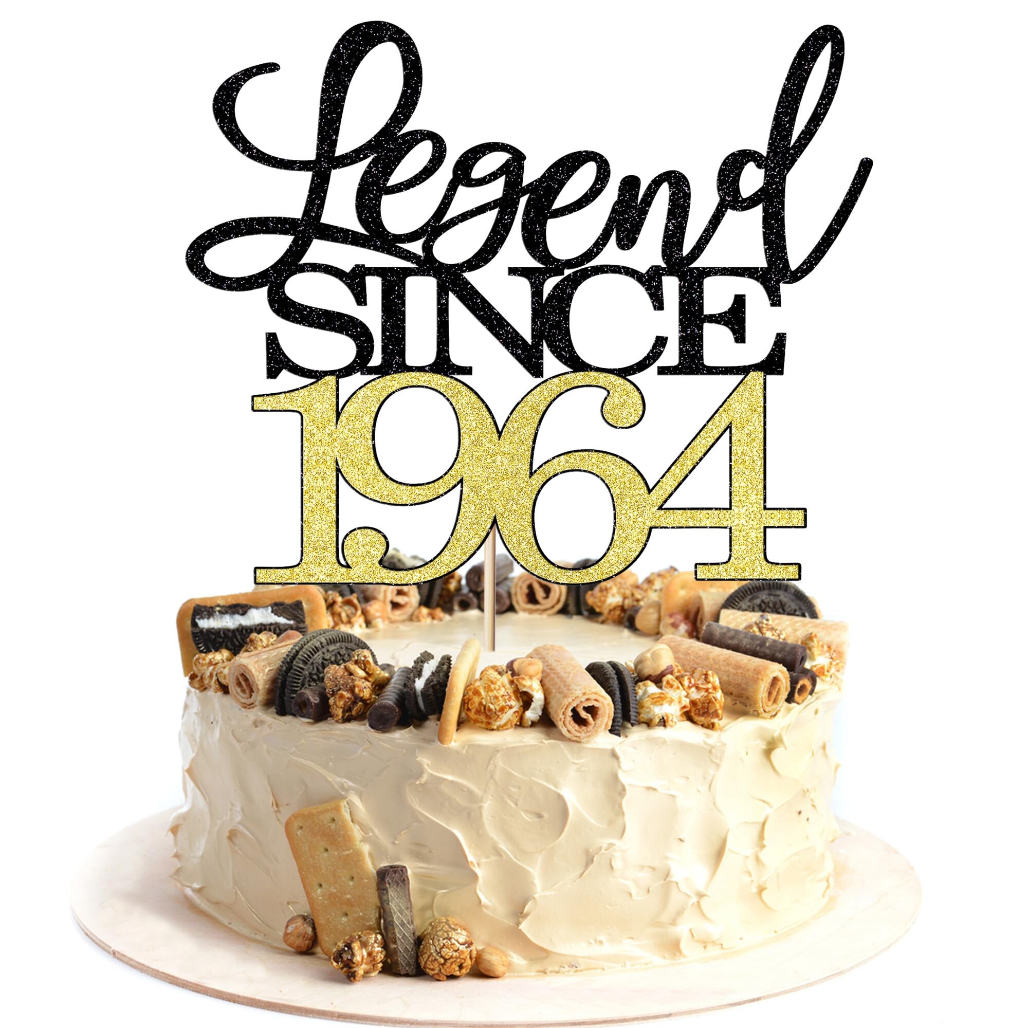 Migeaks legend since 1964 cake topper 60th birthday happy birthday cake ...