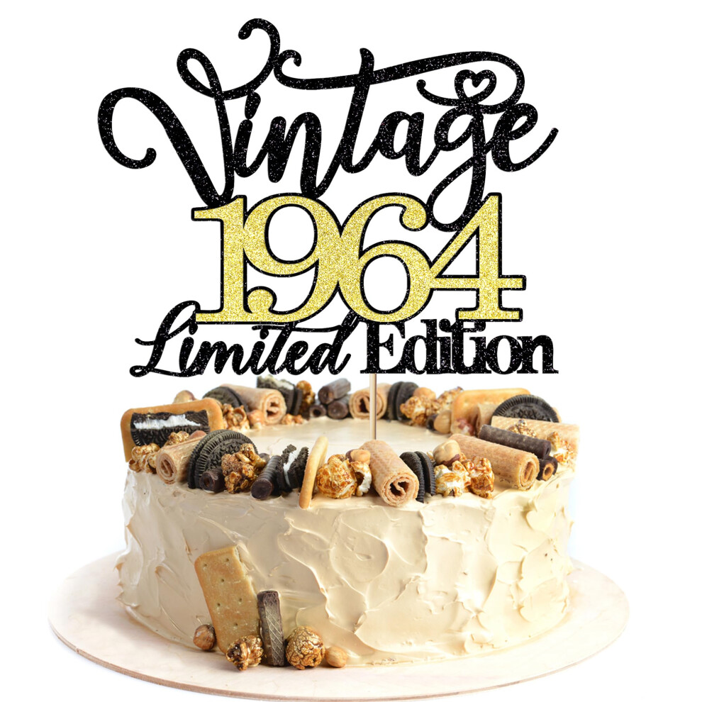 Migeaks legend since 1964 cake topper 60th birthday happy birthday cake ...