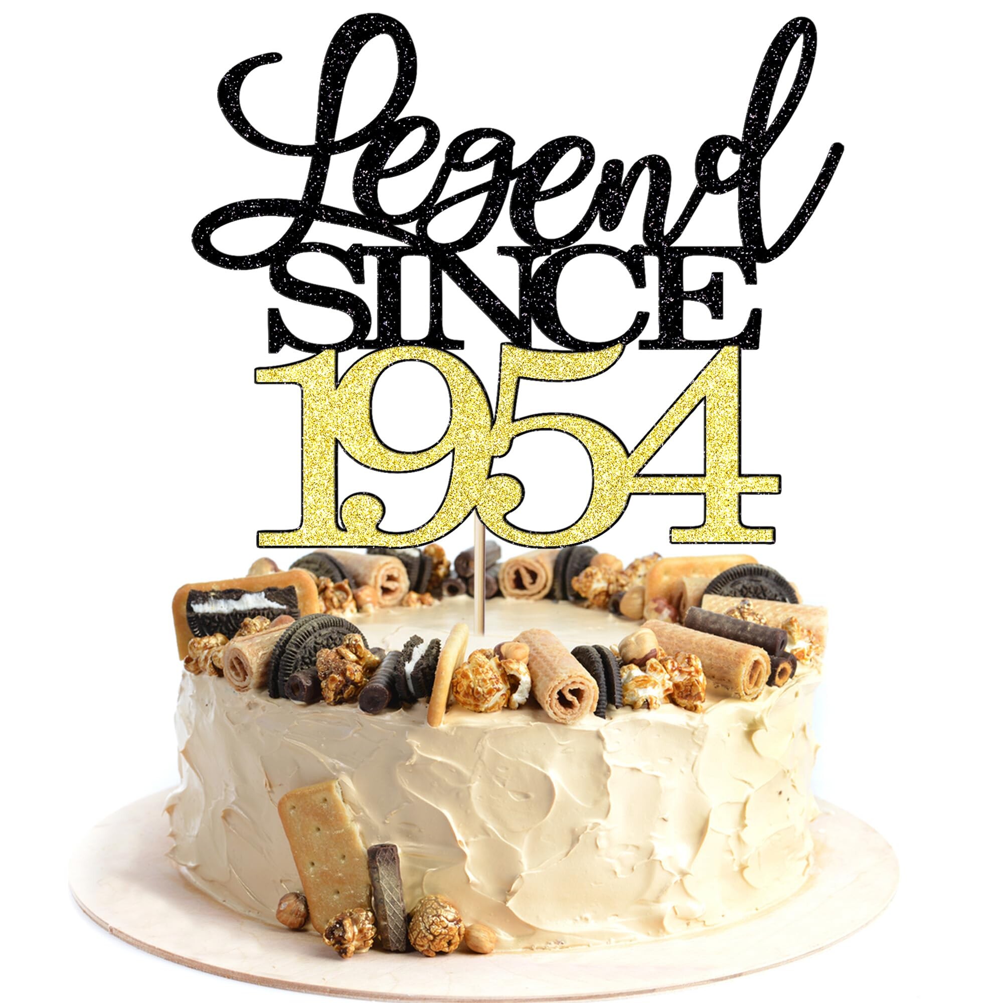 Migeaks legend since 1954 cake topper 70th birthday happy birthday cake ...