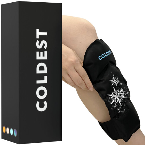 Coldest Shin Splints Relief Ice Pack Therapy 2 Pair Gel Reusable ...