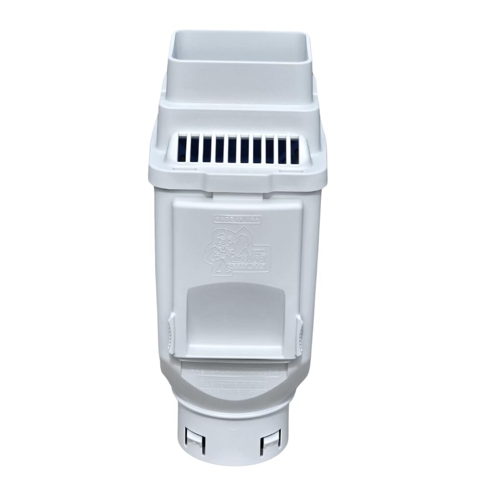 French Drain Man Leaf Filter and Downspout Cleanout Gutter Guard Gutter ...