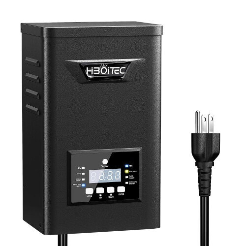 HIBOITEC 400W Low Voltage Landscape Transformer Outdoor Lighting ...