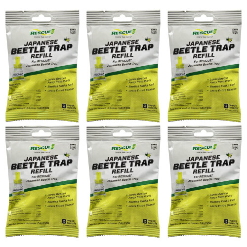 Japanese Beetle Trap Refill Lure for RESCUE Japanese Beetle Traps 6 ...