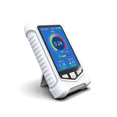 Air Quality Monitor, Ammonia Test Meter 3.5 Inch Lcd Nh3 Concentration ...