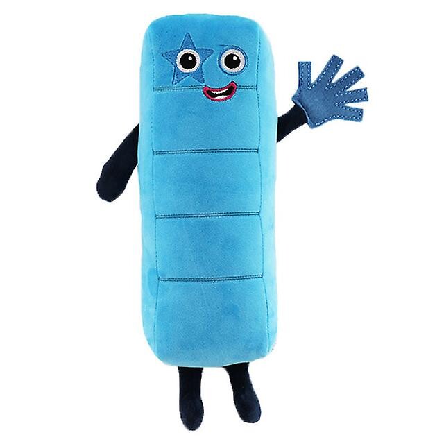 (Five 28cm) Numberblocks Plush Doll Educational Stuffed Number Blocks ...