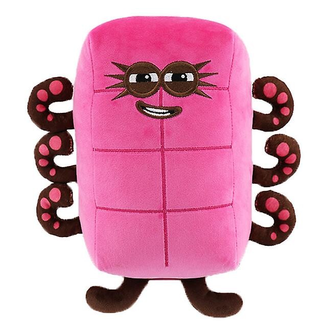 (Eight 23cm) Numberblocks Plush Doll Educational Stuffed Number Blocks ...