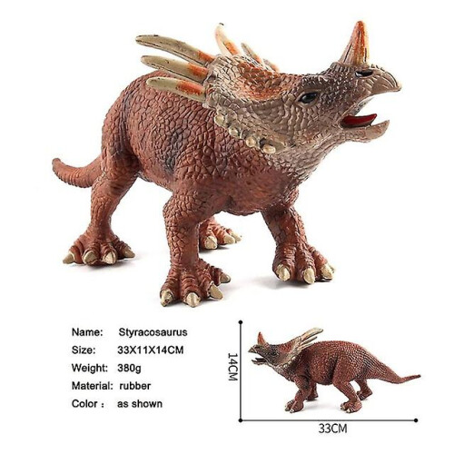 (Styracosaurus) 28 Styles Dinosaur Model Toys Jurassic Tyrannosaurus ...