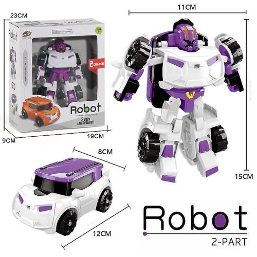 (x purple, No box) Action Figure Korea Cartoon Tobot Transformation ...