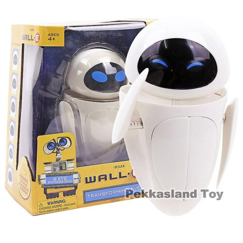 Wall E Transforming Eve 6 Eye Expressions Pvc Action Figure Collectible Model Toybox Remote ...