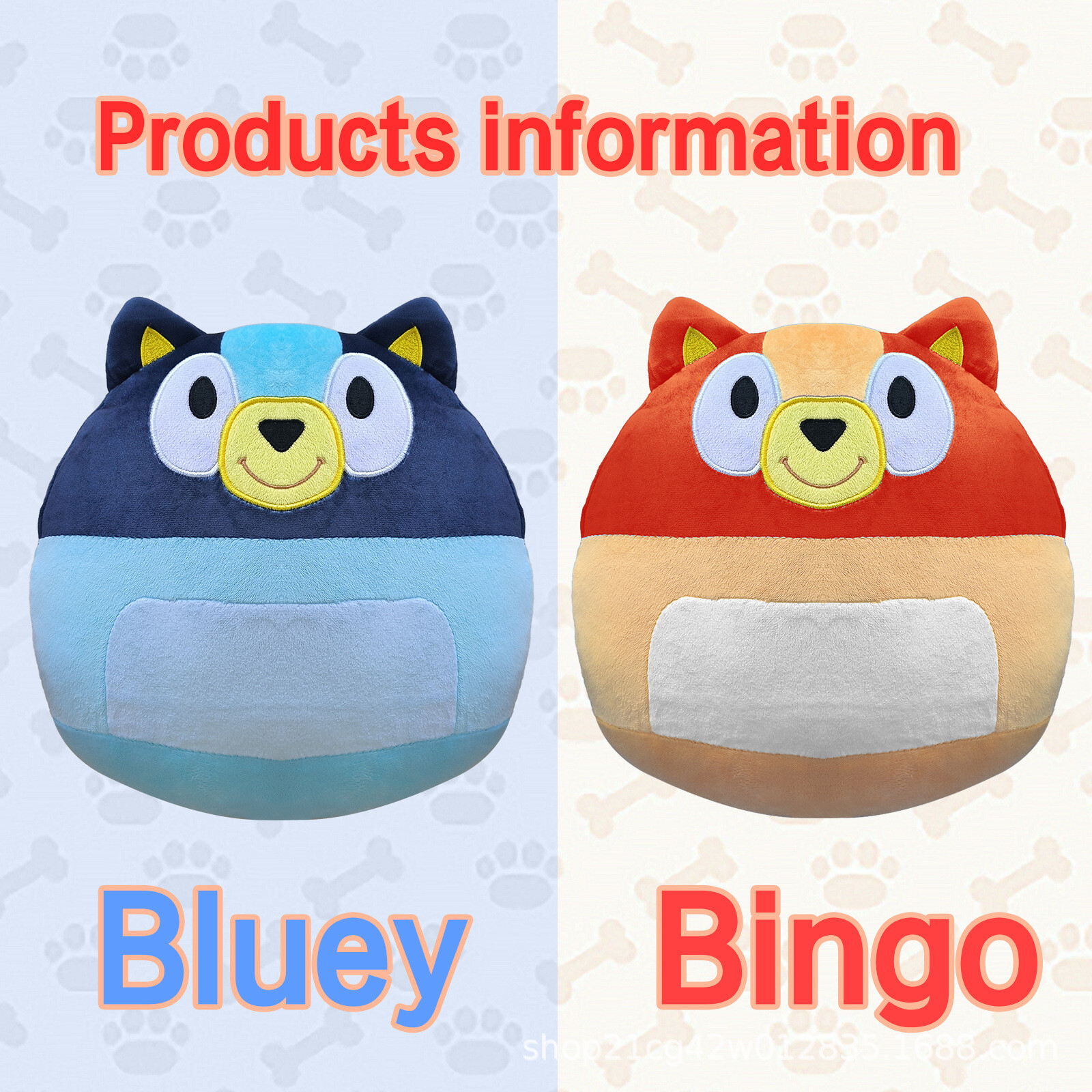 (2PCS Bluey+Bingo) 2pc Bluey & Bingo Plush Toys - 24cm | Kids' Soft ...