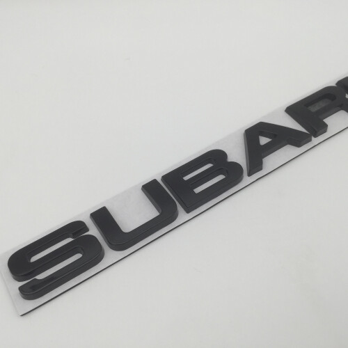 (black Subaru) 1pcs 3d Metal Crosstrek Awd Brz Forester Wrx Car Letter ...