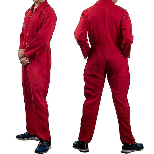 (115, Red) New Arrival Unisex Halloween Overall Costume Prisoner Red ...