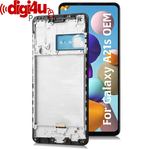 Screen Replacement For Samsung Galaxy A21s SM-A217F LCD Display+Frame ...