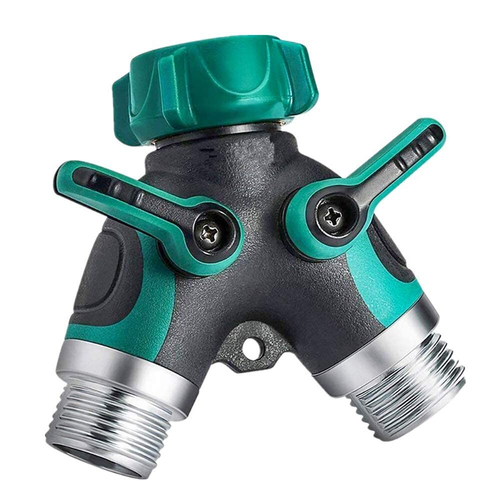 Hose Splitter 2 Way Heavy Duty Garden Hose Splitter Water Hose Splitter ...