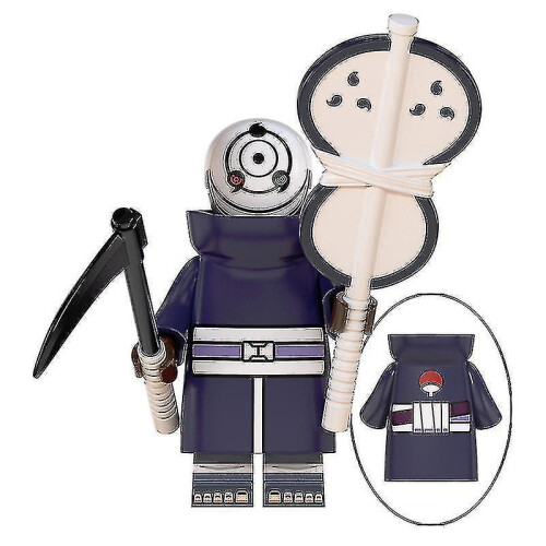 Naruto Brick Toys Set Of 8 Cartoon Action Figures Minifigure Building ...