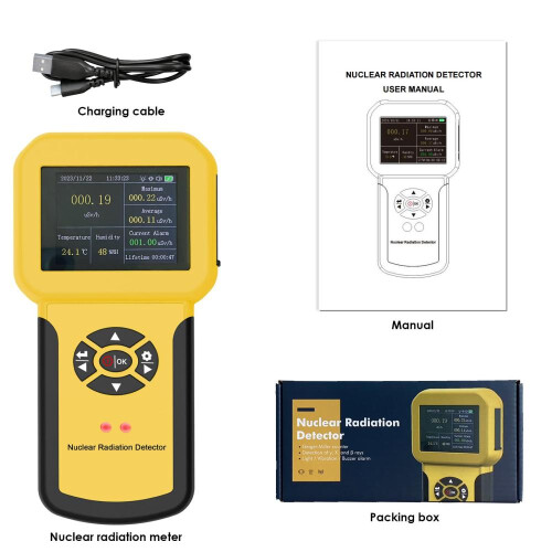 HOLDPEAK Professional Nuclear Radiation Detector Geiger Counter ...