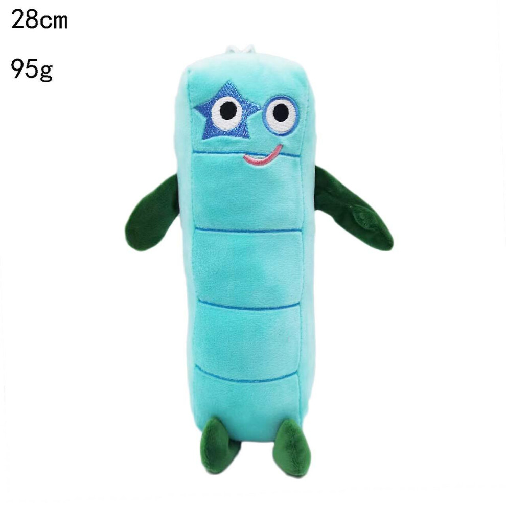 (blue No.5) Number Blocks Stuffed Model Dolls Cartoon Anime Digit ...
