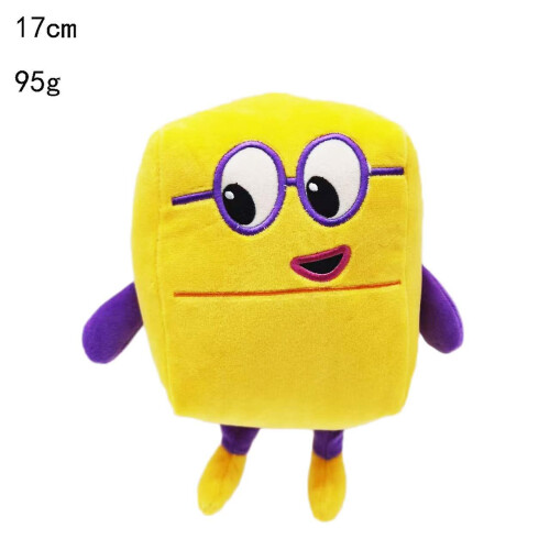 (Yellow Purple No.2) Number Blocks Stuffed Model Dolls Cartoon Anime ...