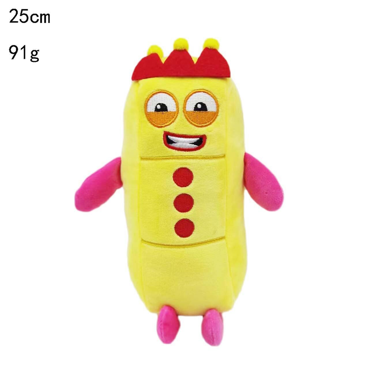 (Yellow Red No.3) Number Blocks Stuffed Model Dolls Cartoon Anime Digit ...