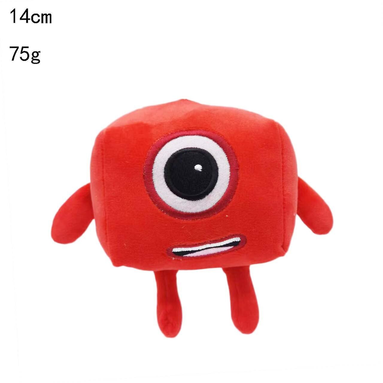 (Big Red No.1) Number Blocks Stuffed Model Dolls Cartoon Anime Digit ...