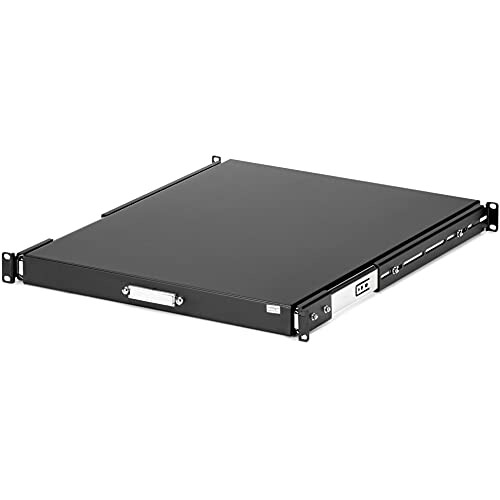 StarTech.com 1U Sliding Server Rack Mount Keyboard Shelf Tray - 55lbs ...