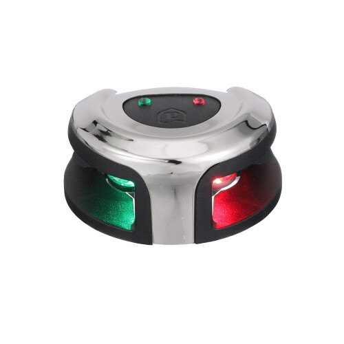 Attwood NV2002SS-7 LightArmor 2-Mile Navigation Lights Deck Mount Round ...