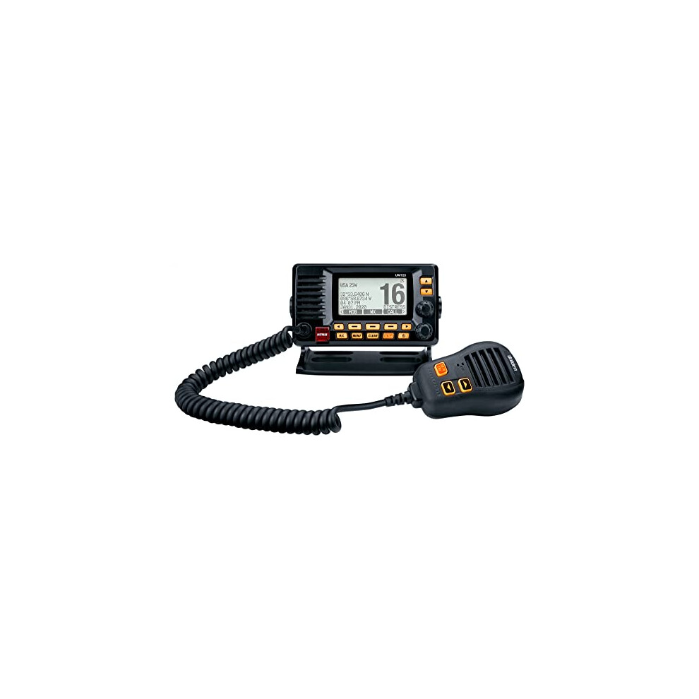 Uniden UM725BK Marine VHF Radio All USA Canada and Int'l. Marine ...