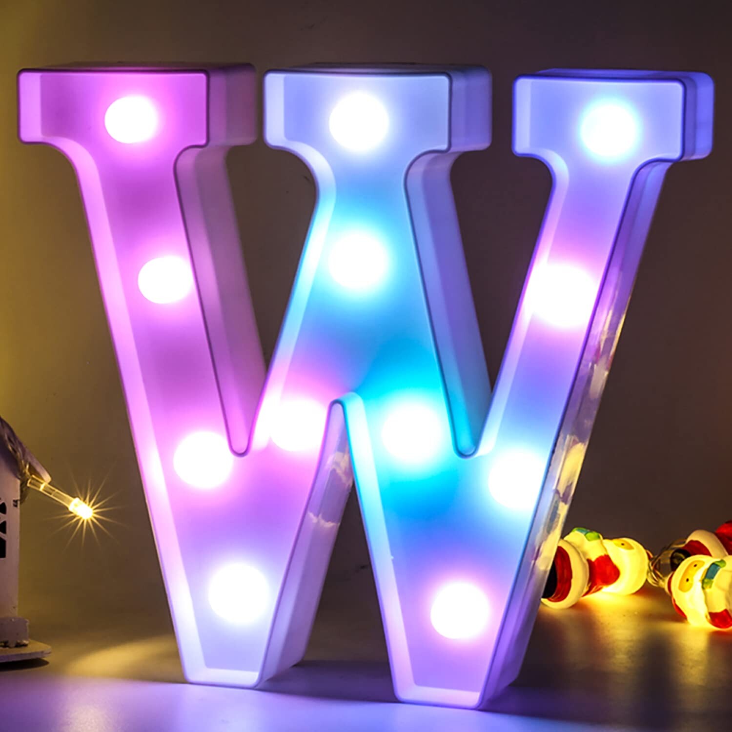 ENSHUI Marquee Light Up Letters LED Letter Lights Alphabet Battery ...